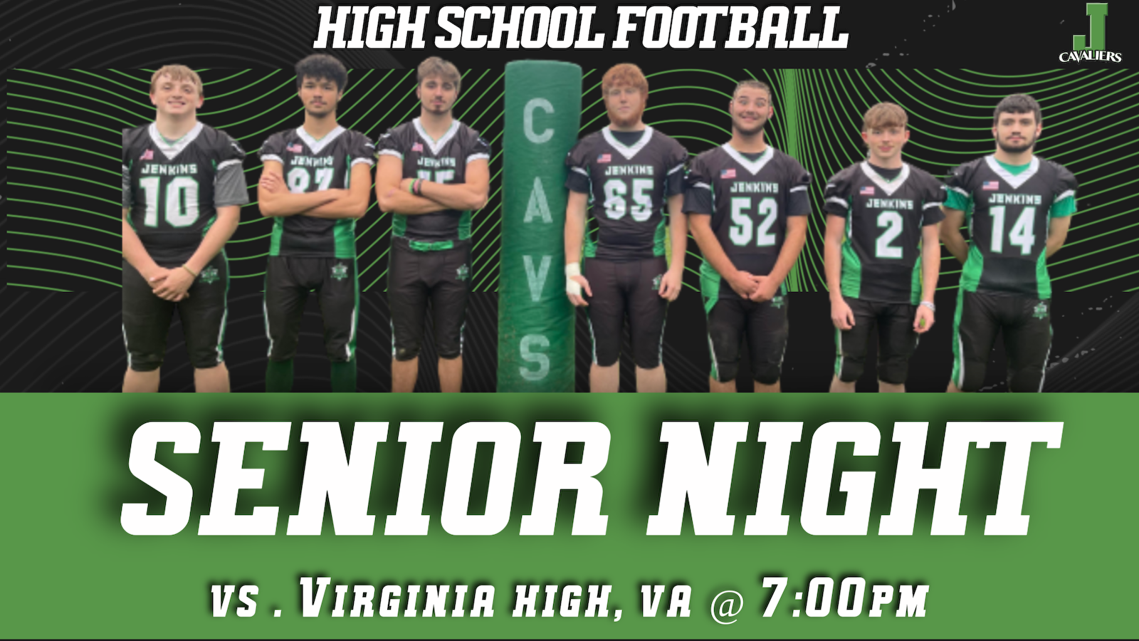 HS Football Senior Night - Jenkins Cavalier Athletics