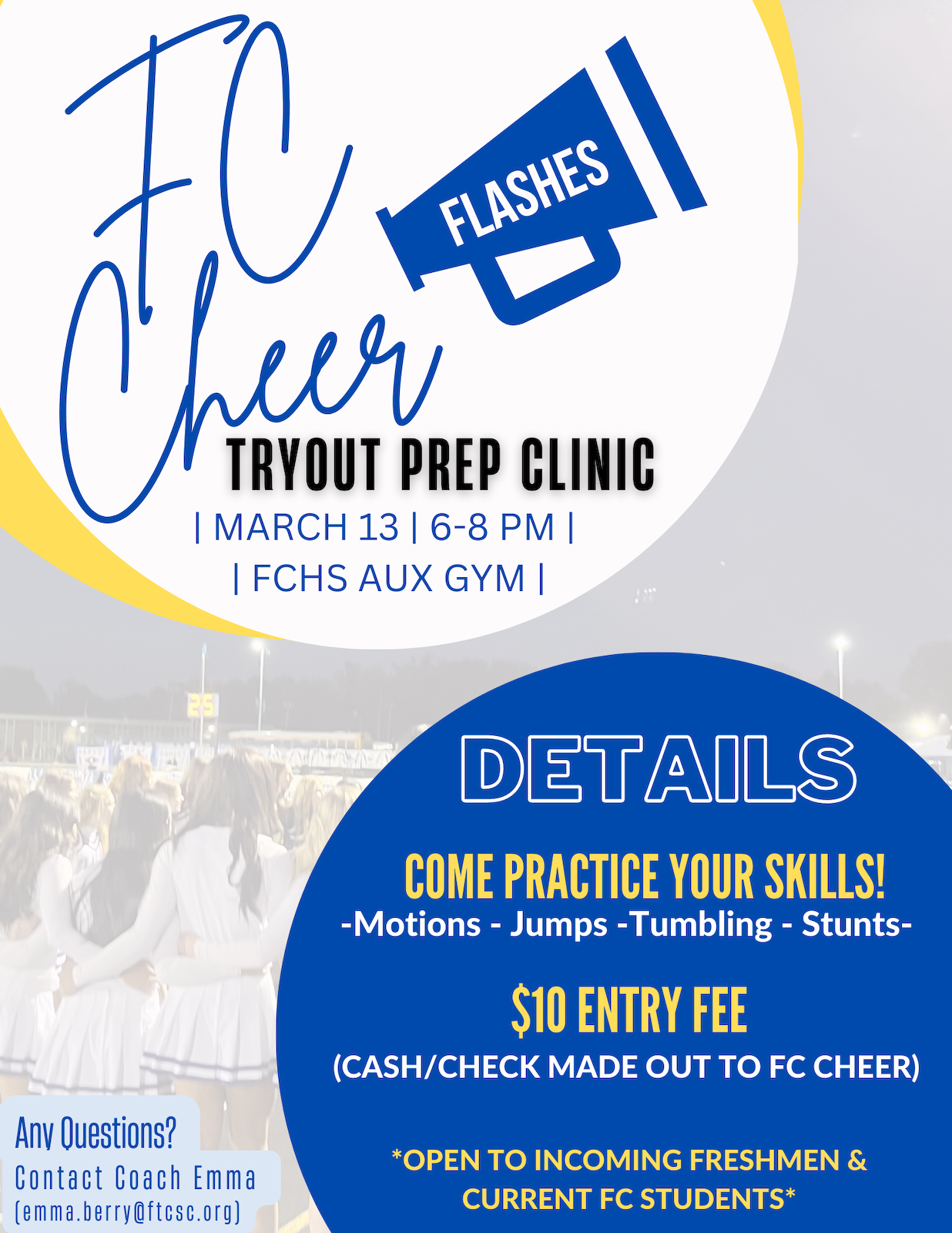 Cheer Prep Clinic - Franklin Central High School Athletics